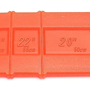 20" 22" 24" Orange Color Chainsaw Bar Cover Scabbard Universal Guide Plate Garden Grass Cutter Tool Parts