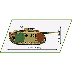 COBI Historical Collection WWII Sturmgeschutz III Ausf. G (2-in-1) Tank Hunter Team - Executive Edition
