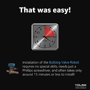 YoLink Smart Water Valve Controller, with Bulldog Water Valve Manipulator, Easy No-Plumber DIY Installation, Remote Control, Compatible with Alexa/Google Assistant, IFTTT - YoLink Hub Required…