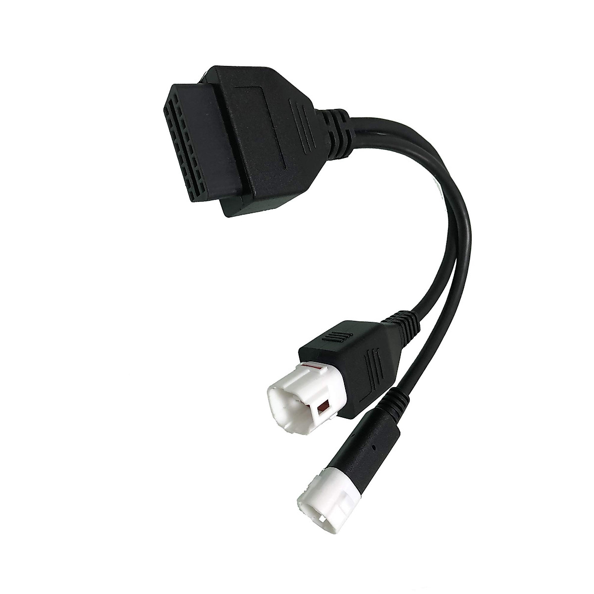for Yamaha 3pin + 4pin 2 in 1 3 Pin and 4pin to OBD2 Motorcycle Scanner Cable Works Along with OBD Scanner