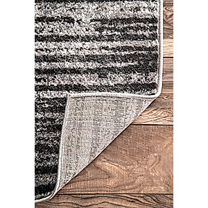 nuLOOM Elsa Faded Area Rug, 9' x 12', Grey