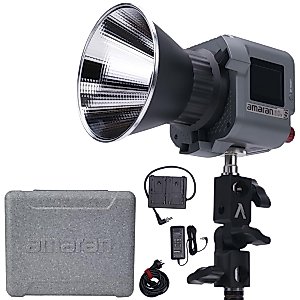Aputure Amaran 60x S LED Video Light 65W, 2700K-6500K Bi-Color Bowens Mount Point-Source LED, CRI 96+, App Control Build in 9 Lighting FX