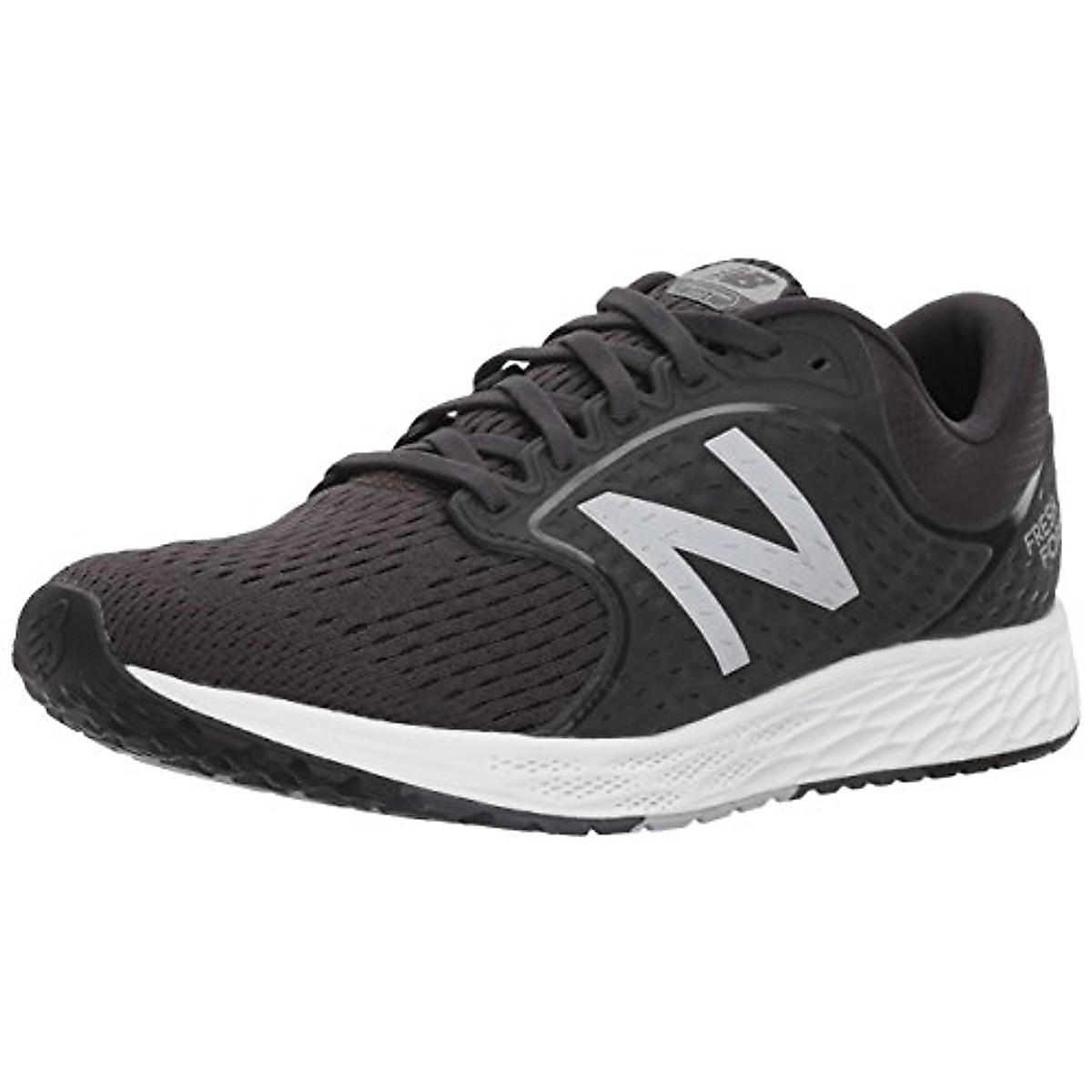 New Balance Women's Fresh Foam Zante V4 Running Shoe, Black/Phantom/Silver Metallic, 9 M US