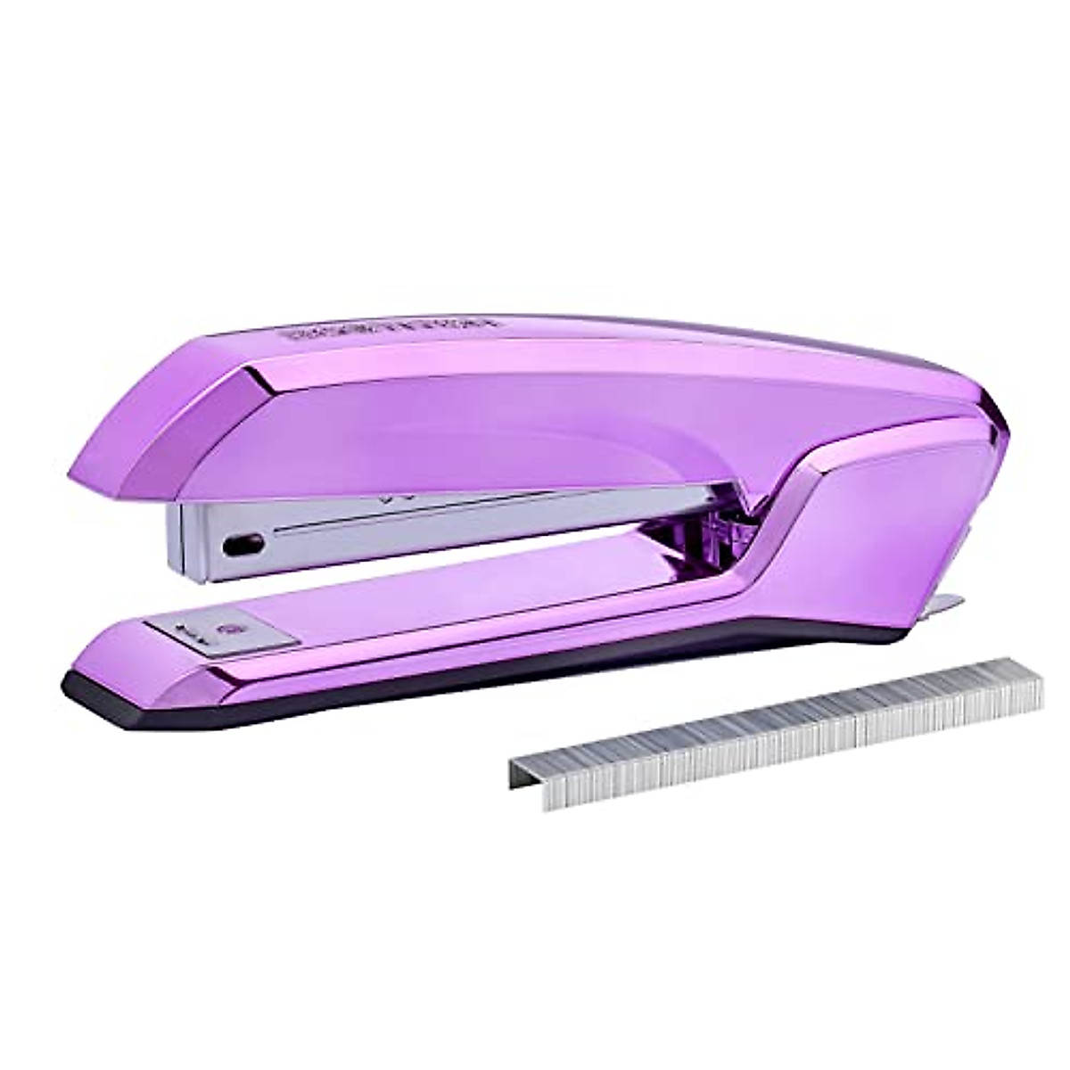 Bostitch Office Ascend 3 in 1 Stapler, Integrated Remover, 420 Staples Included, 20 Sheet Capacity, Lightweight, Full Strip, Metallic Purple