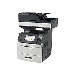 Lexmark MX710DE Monochrome Printer with Scanner, Copier and Fax - 24T7401,Gray/white