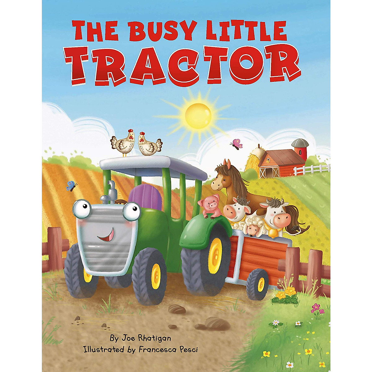 The Busy Little Tractor - Childen's Padded Board Book