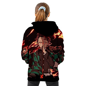 xinsheng kids anime Slayer casual 3D printed pullover toddler spring and autumn hoodie sweatshirt (style 11, 8-9)…