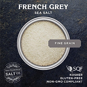 French Grey Sea Salt 2 lb. Bag Fine Grain - Sel Gris by San Francisco Salt Company