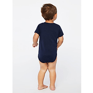 Rabbit Skins Infant Fine Cotton Jersey Lap-Shoulder Bodysuit - Turquoise - 12M