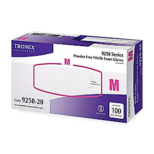 TRONEX 1000 Pack Nitrile Exam Glove, Blue Medical Examination Gloves, Fingertip-Textured, Powder-Free (XXL)