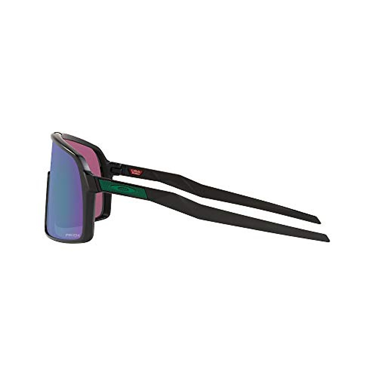 Oakley Men's OO9406 Sutro Rectangular Sunglasses, Matte Black/Prizm Road Jade, 37 mm