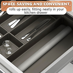 Baking Extra Large Silicone Mat - Grey Silicone Mats for Baking Cookie Baking Sheet Silicone Mat Kitchen Countertop Protector - Non Stick Baking Mat Kitchen Table Silicon Baking Mat Pastry Mat