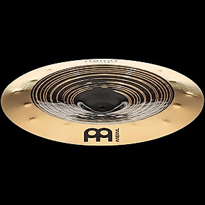 Meinl Cymbals Classics Custom Dual 18" China Cymbal, Dark and Brilliant Finish — Made in Germany — for Rock, Metal and Fusion, 2-Year Warranty, (CC18DUCH)