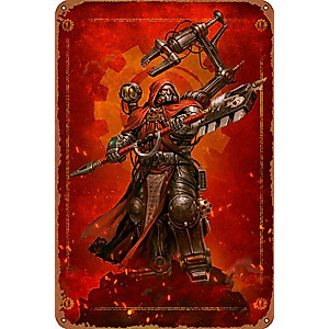 Adeptus Mechanicus 1 physical culture Poster Signs 8 x 12 Inch Decor Funny Chic Art Wall Decort Home Yard Signs Bar Hotel Cafe Pub Indoor Outdoor restauran
