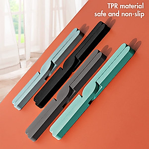 KitWinner Foldable Silicone Trivets, 4 PCS Expandable Silicone Trivets for Dishes, Hot Pots and Pans Anti-Slip Heat Water Resistant Silicone Hot Pads/Pot Holders