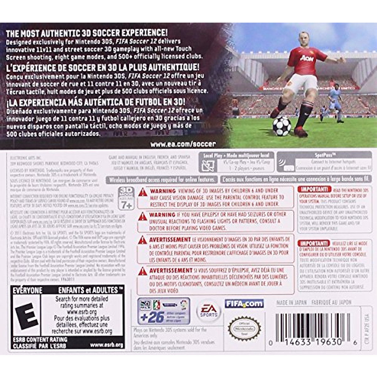 FIFA Soccer 12 - Nintendo 3DS