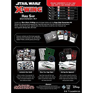 Star Wars X-Wing 2nd Edition Miniatures Game Huge Ship CONVERSION KIT - Strategy Game for Adults and Kids, Ages 14+, 2 Players, 45 Minute Playtime, Made by Atomic Mass Games