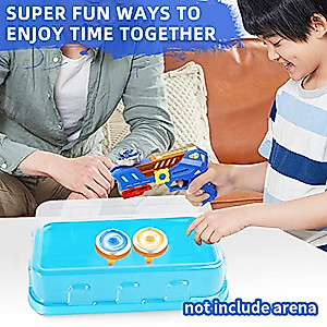 Bey Battling Top Burst Gyro Toy Set with 4 Spinning Top Burst Gyros 1 Toy Launchers Combat Battling Game Gifts for Boys Children Kids Ages 6+…