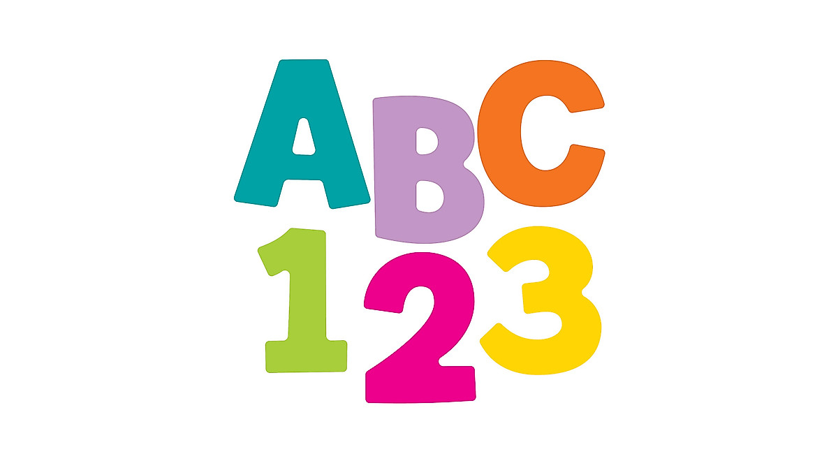 Colorful Bulletin Board Letters for Classroom & Office Decor
