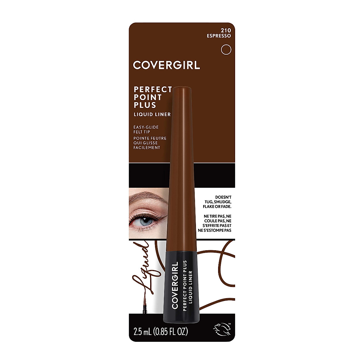Covergirl Perfect Point Plus Liquid Eyeliner, Espresso, .08 Fl. Oz.