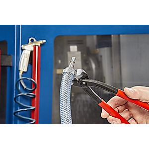 KNIPEX - 10 99 i220 Tools - Ear Clamp Pliers, Front and Side Jaws (1099i220)