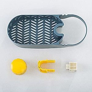 gofidin 2PCS Soap Sponge Drain Rack Accessories Tool Soap Sponge Holder Kitchen Sinks Organizer Sink Accessories Storage Basket Kitchen Organizer