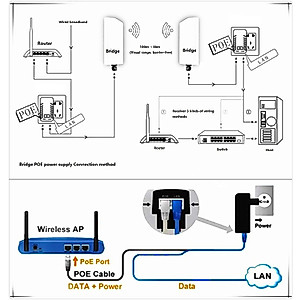 NOYITO 48V 0.5A POE Power Supply Injector Ethernet Adapter with Wall Plug IEEE 802.3AF Compliant 10 100Mbps (48V 0.5A, Black)