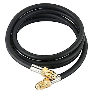 YaeTek Argon CO2 Mig Tig Flow meter 10-60 CFH Welding Weld Regulator Gauge Gas Welder CGA-580 With 80'' (6.6FT) Hose