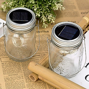 Decorman 6 Pack Stainless Steel Wire Handles (Handle-Ease) Mason Jar Hanger, Canning Jars Hanger, Ball Pint Jar, Jar Hanging Hook for Regular Mouth Mason, Silver