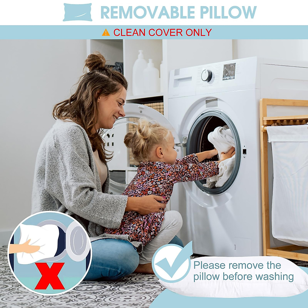 Extra Large Toddler Nap mat by Cokouchyi, Toddler Sleeping Bag with Removable Pillow, Measures 53 x 21 x 1.5 Inches, Sleeping Mat for Girls, Ideal for Daycare and Preschool Kindergarten, Unicorn