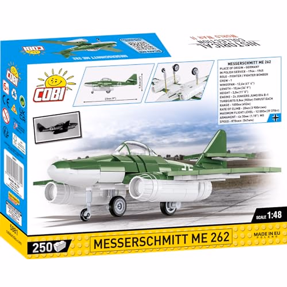 COBI Historical Collection WWII Messerschmitt Me 262 Fighter Plane