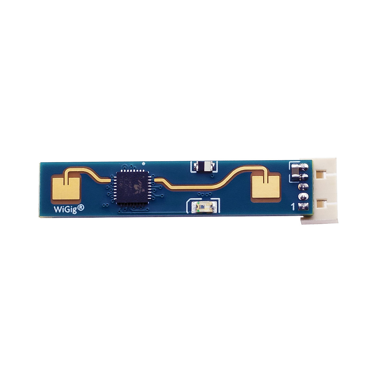 XICOOLEE Microwave Radar Sensor Module LD2410, 24GHz ISM Band, Human Presence Motion Sensing Module, Non-Contact Monitoring Detector, Horizontal Connect, with Bluetooth, Support GPIO and UART Output