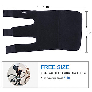 2U2O Calf Brace (Pair) - Adjustable Shin Splint Compression Support for Calf Pain Relief, Recovery, Sprain, Swelling, Tennis Leg, Lower Leg Wrap - Calf Sleeve for Men or Women - Universal Size