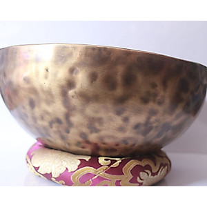 12 Inch Yogi Carving Singing Bowl | Handmade Seven Metal Tibetan Singing Bowl-Hand Hammered Himalayan Singing Bowls By Singing Bowl Nepal(SBN)