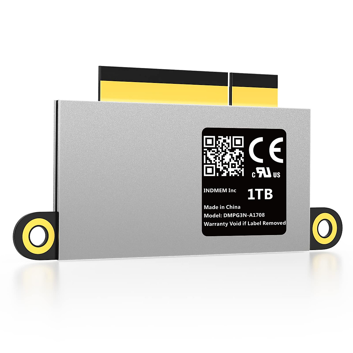 INDMEM NVMe PCle SSD 1TB 3D TLC Flash Hard Drive with Tools for Upgrade 2016 2017 13" MacBook PRO A1708（EMC 2978/3164 Non-Touch Bar Models(Late 2016-Mid 2017 Year)