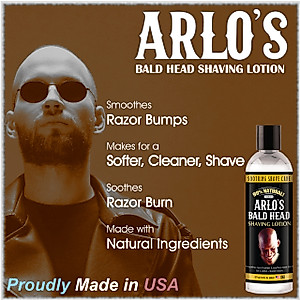 Arlo's Bald Head Shaving Lotion 6 oz