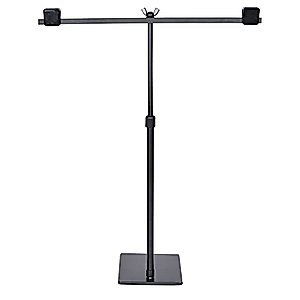 Tabletop T-Shape Stand for PVC Backdrop Flat Base Heavy Duty Stand for Food Product Photography Background