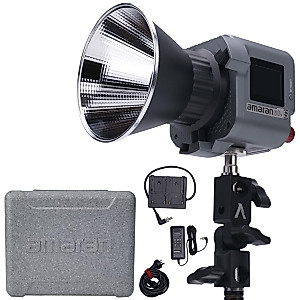 Aputure Amaran 60x S LED Video Light 65W, 2700K-6500K Bi-Color Bowens Mount Point-Source LED, CRI 96+, App Control Build in 9 Lighting FX