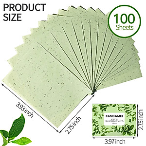 FANDAMEI Oil Blotting Sheets For Face, Oil Blotting Papers For Face, Blotting Paper for Oily Skin, Oil Control Film, Oil Absorbing Sheets For Face, Oil Absorbing Tissues, 200 Counts