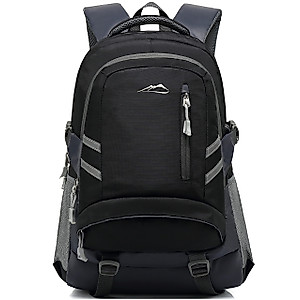 Backpack Bookbag for School College Laptop Travel Student ,Fit Laptop Up to 15.6 inch Multi Compartment with USB Charging Port Anti theft, Gift for Men Women (Purple)