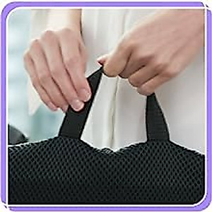 Gel Seat Cushion Comfort Honeycomb Egg Crate Design Gel Pad Provides Excellent Support For Lower Back, Spine, Hips Promotes Venting & Good Sitting Posture For Office Chair Car Sitter Wheelchair