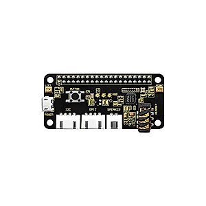 KEYESTUDIO ReSpeaker 2-Mic Pi HAT V1.0 for Raspberry Pi 4/4B, Raspberry Pi 3 3B+/2 2B