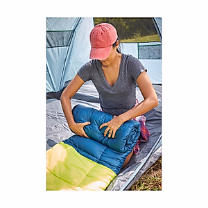 Coleman Kompact Sleeping Bag, Indoor/Outdoor Lightweight Sleeping Bag for Adults, 20°F/30°F/40°F Options for Camping, Hiking, Backpacking with Included Compression Sack; Big & Tall