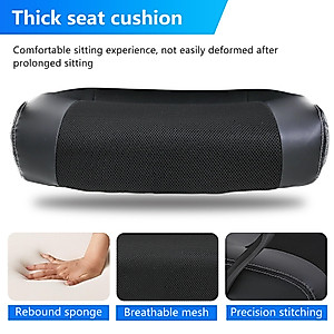 PayLessHere Gaming Chair Office Chair Support Adjustable Ergonomic Pu Leather Racing Lumbar Massage Chair Headrest Armrest Task 360° Swivel Ergonomic Computer Chair for Women Men Adults, Black