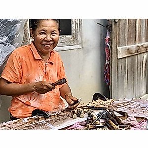 Super King Sized Carved Headboard, Wall Mounted Mandala Wooden Panels, Weathered Brown Rustic Barn Finish, 80 inches