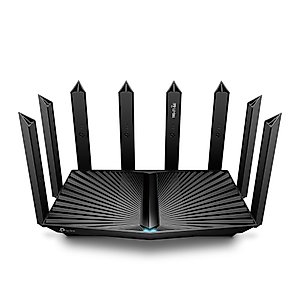 TP-Link - Archer AXE7800 Tri-Band Wi-Fi 6E Router - Black (Renewed)