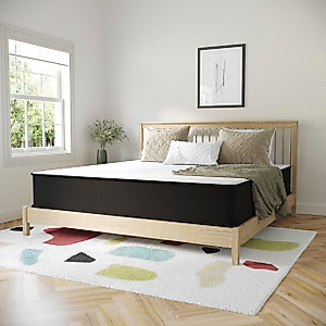 BizChair Dream 12" Hybrid Spring and Foam Mattress in a Box, High Density Foam and Spring Hybrid Mattress, King