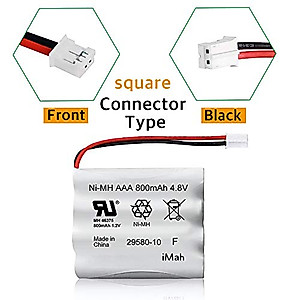 iMah Replacement 29580-10 Battery for Summer Infant Baby Monitor 29580 29590 29610 29620 29630 29710 29740 29790 29940 Ni-MH AAA 800mAh 4.8V