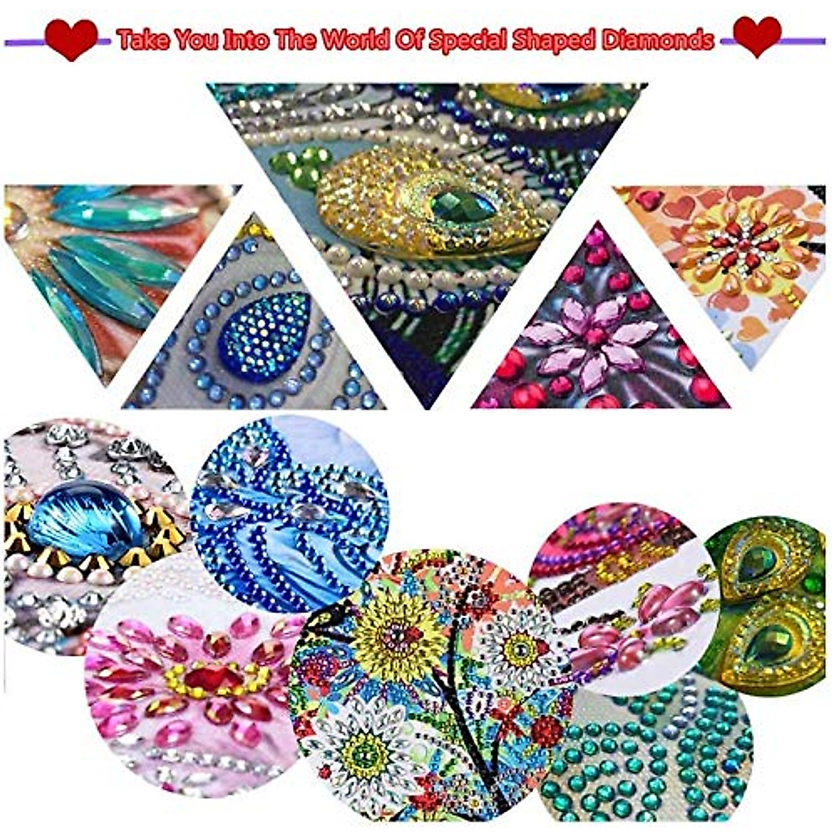 Owl Bookmark Diamond Painting Kit - pigpigboss 2 Packs DIY Bookmark Diamond Painting Set Crystal Rhinestones Diamond Painting Bookmark with Tassel Owl Bookmark Diamond Painting Art (21 x 6 cm)