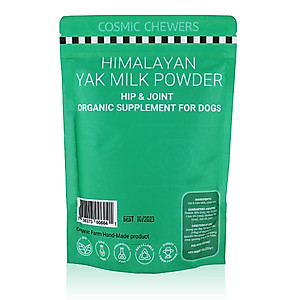 COSMIC CHEWERS | Yak Cheese Dog Food Topper | Boost Dog Agility Training & Muscle Recovery | Protein Powder for Dogs | Calcium-Rich 9oz Saving Pack